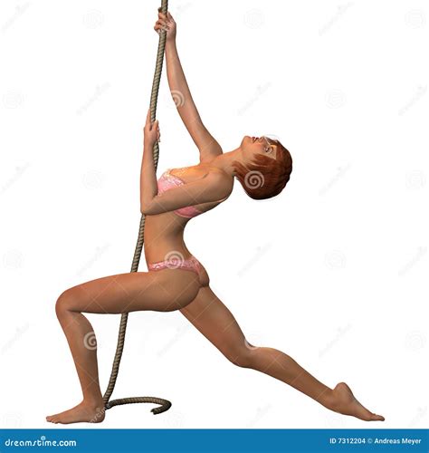 Rope Dance Stock Illustration Illustration Of Performer 7312204