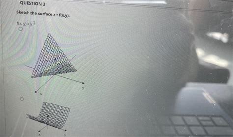 solved sketch the surface z f x y f x y x2