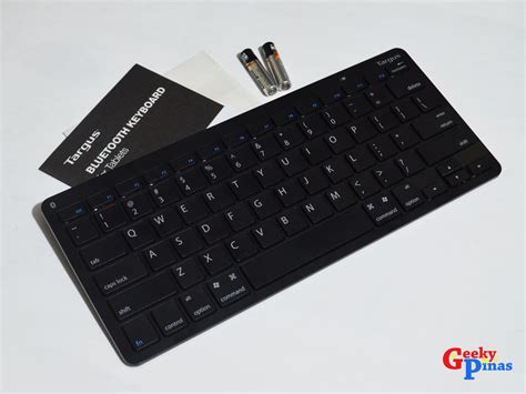 Targus Bluetooth Wireless Keyboard Unboxing And Review Geeky Pinas