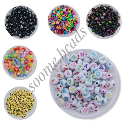 Jual Manik Mote Huruf Bulat Pipih 25gram Dan 50gram Shopee Indonesia
