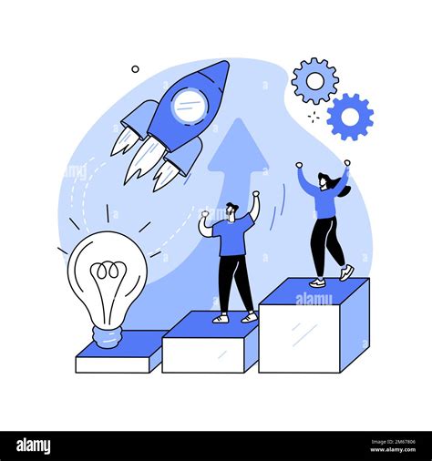 Startup Accelerator Abstract Concept Vector Illustration Business Incubator Seed Accelerator