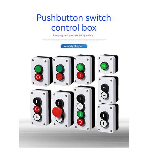 Push Button Switch Power Control Box Emergency Stop Start Stop