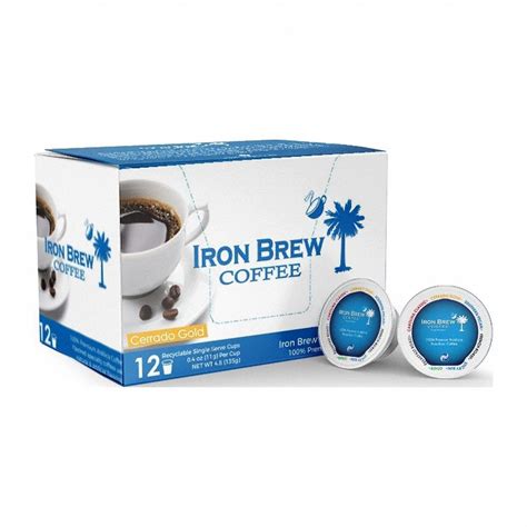 IRON BREW, Cerrado Gold, Pod Beverage Pack, Coffee - 52WR59|C-1CT ...