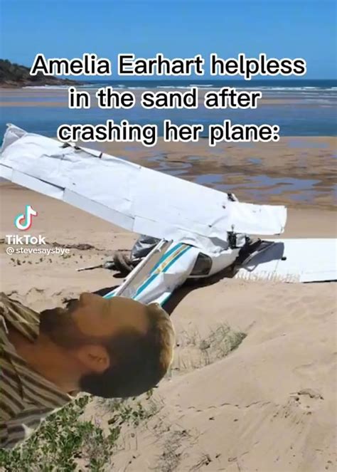 Amelia Earhart Rt Helpless The Sane Esn Np Planes Tiktck Ifunny