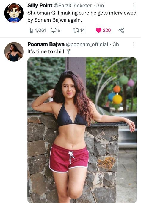 Roy on Twitter: "@FarziCricketer Meanwhile Poonam Bajwa https://t.co/DZB17R9I5m" / Twitter