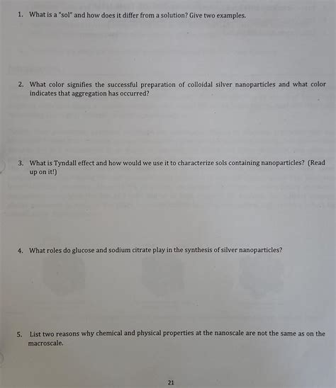Solved What Is A Sol And How Does It Differ From A Chegg