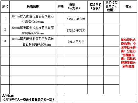 幕墙工程石材招标文件 筑楼人