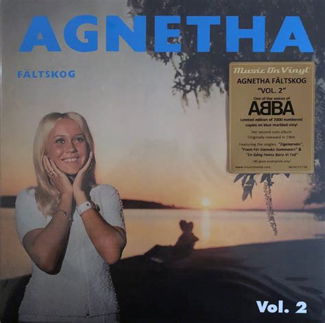 Agnetha fältskog vol 2 Agnetha Fältskog 2020 10 09 LP Music On