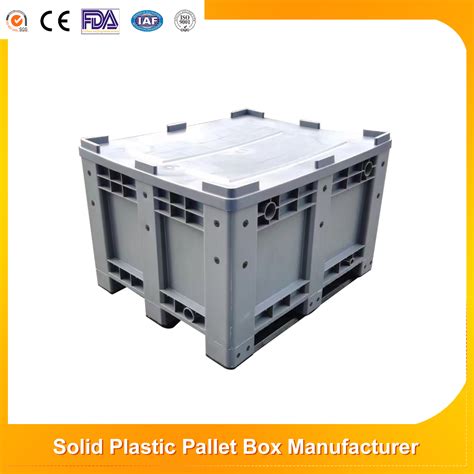 Fruit Storage Transport Stackable Logistics Solid Side Bulk Storage