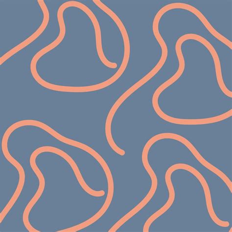 Premium Vector Abstract Pattern With Organic And Geometric Shapes