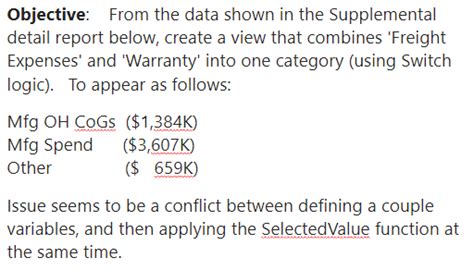 Combining Two Rows Across SelectedValues DAX Calculations Enterprise DNA Forum