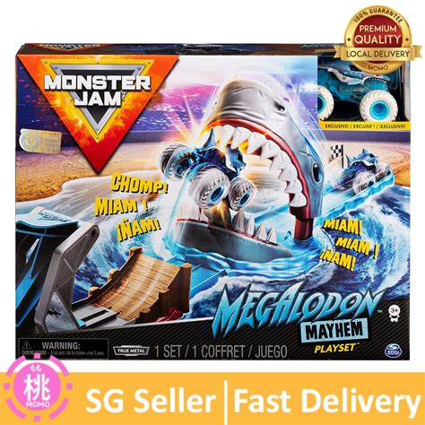 Monster Jam Official Megalodon Mayhem Playset With Exclusive 164