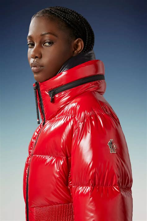 Red Rochers Short Down Jacket Short Down Jackets For Women Moncler Si