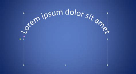 Powerpoint에서 텍스트를 변환