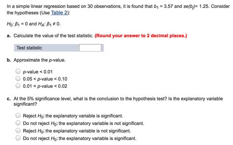 Solved In A Simple Linear Regression Based On Chegg