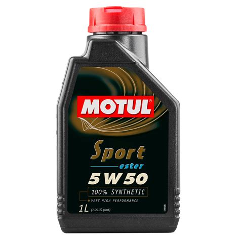 Motul Sport 5W50 High Performance Fully Synthetic Engine Oil - 1 Litre ...