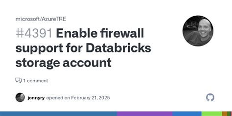 Enable Firewall Support For Databricks Storage Account · Issue 4391