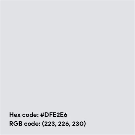 Misty Blue Gray Color Hex Code Is Dfe2e6