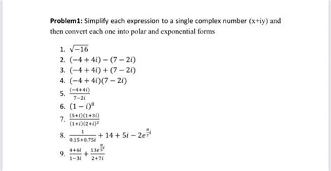 solved problem1 simplify each expression to a single