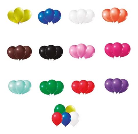 Globo con forma de vejiga de colores para decoración plano pulgadas pulgadas varios