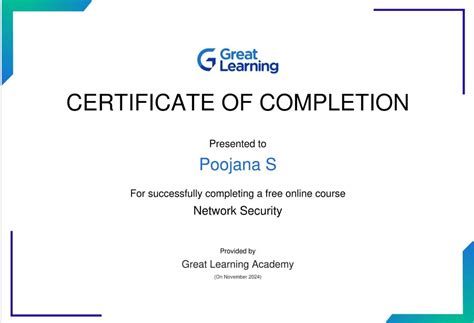 Poojana S On Linkedin Networksecurity Cybersecurity Continuouslearning Greatlearning