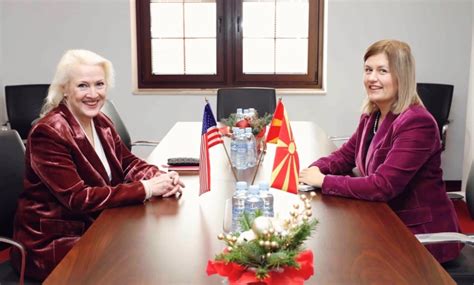 Bozhinovska Aggeler Strong Partnership With The Us Talks On Energy Future