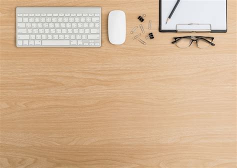 Imágenes De Escritorios Madera Visto Arriba Oficina Descarga Gratuita