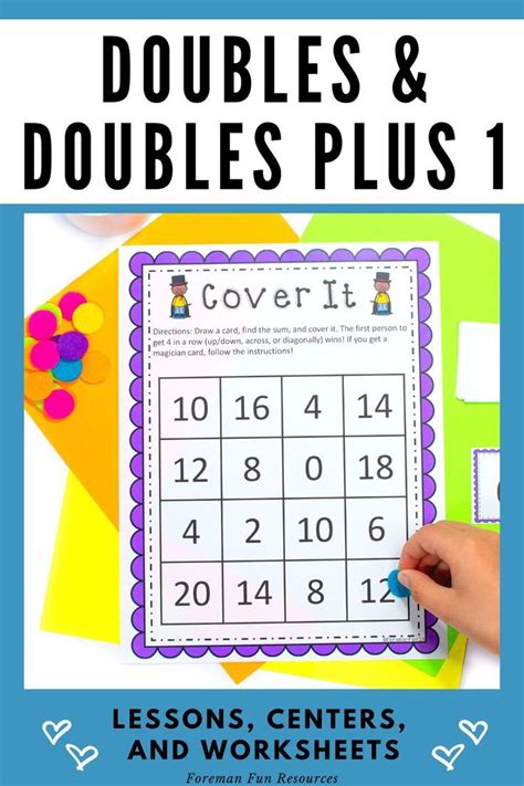 Doubles Facts And Doubles Plus One Unit Addition Fact Fluency Games
