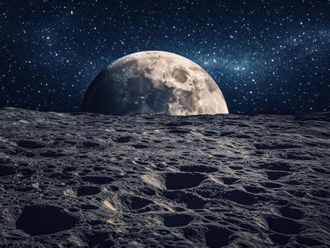 Moons Cratered Surface Images Free Download On Freepik
