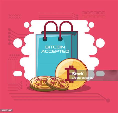 Bitcoin 허용 디자인 가상현실에 대한 스톡 벡터 아트 및 기타 이미지 가상현실 개념 경제 Istock
