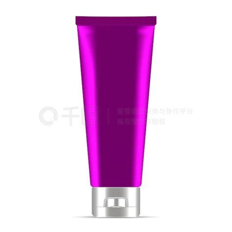 3d包装样机 紫色奶油或软膏化妆品管。实际的 矢量图免费下载 Ai格式 626像素 编号65521962 千图网