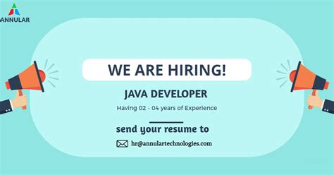 annular technologies we are looking for java developer interested can