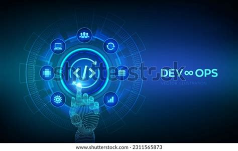 Devops Agile Development Optimisation Concept On Stock Vector Royalty Free 2311565873