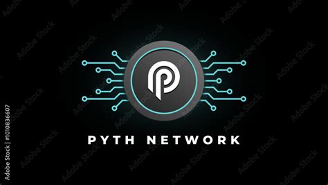 Pyth Network Pyth Cryptocurrency Logo Vector Illustration For Background Or Banner Stock