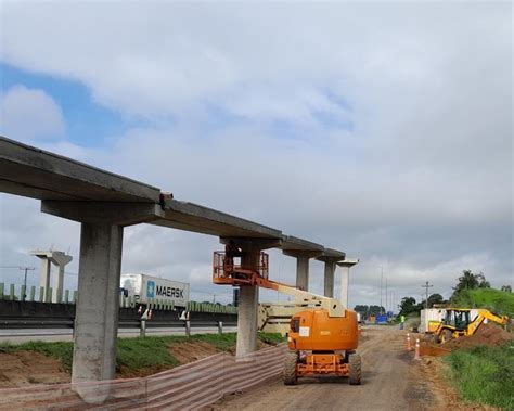 Br 101 Sul Terá Interdição Para Içamento De Vigas De Nova Passarela Em
