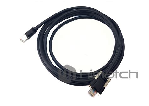 Câble blindé Cat 5e câble Ethernet RJ45 avec blocage de vis de