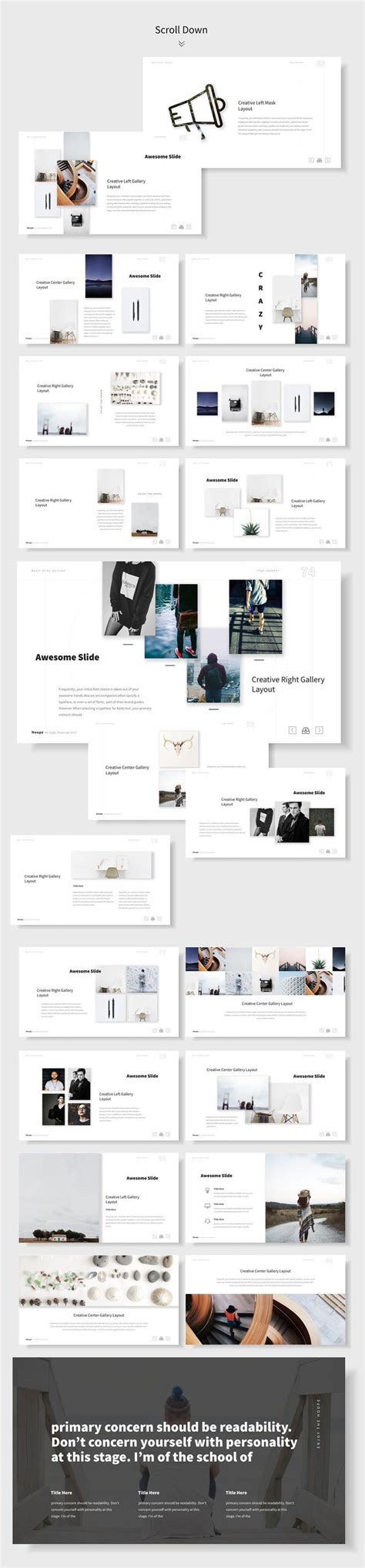Hope Powerpoint Template Presentations Portfolio Design