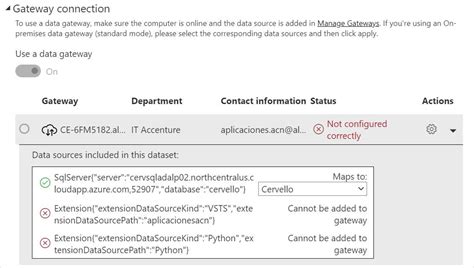 Gateway Connection Error In Power Bi Service Az Microsoft Fabric Community