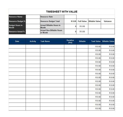 Billable Hours Spreadsheet Template Google Spreadshee Free Billable Hours Timesheet Template