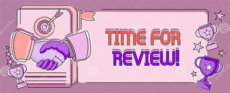 Inspiration Showing Sign Time For Review Business Showcase A Formal Assessment Of Something