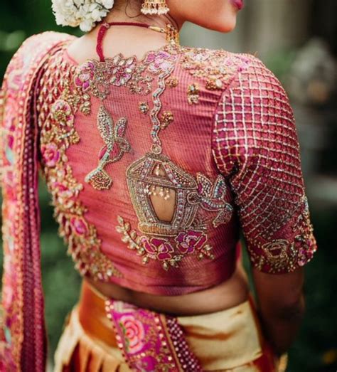 10 Stunning Blouse Back Designs That Are Trending This Wedding Season