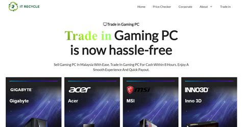 Trade In Gaming Pc For Cash In Hours Smooth Experience Itrecycle