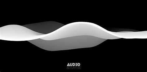 음파 시각화 3d 흑백 솔리드 파형 음성 샘플 패턴 그래픽 이퀄라이저에 대한 스톡 벡터 아트 및 기타 이미지 그래픽 이퀄라이저 3차원 형태 건강관리와 의술 Istock