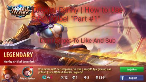 Tutorial Fanny Part 1 Mlbb Tutorial Youtube