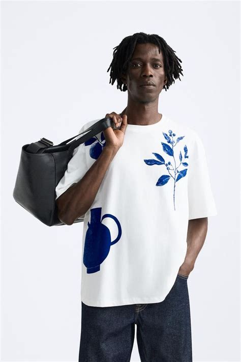 COMBINATION PRINT T SHIRT In 2024 Print T Shirt Combination Prints Zara