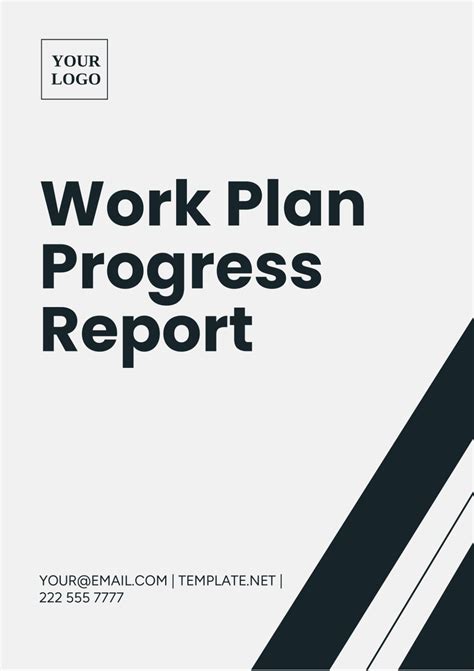 Free Work Plan Progress Report Template To Edit Online