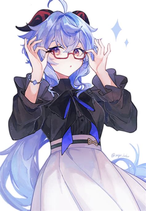 Semi Rimless Eyewear Danbooru