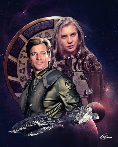 Starbuck From Battlestar Galactica With Katee Sackhoff And Dirk