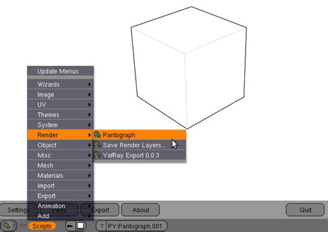Spe Ide Stanis Python Editor Vector Rendering With Blender In Ubuntu
