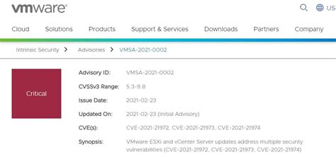 Vmware Vulnerability A Major Security Weakness It Security